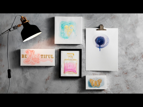 DIY Panduro – Just Add Watercolor - YouTube