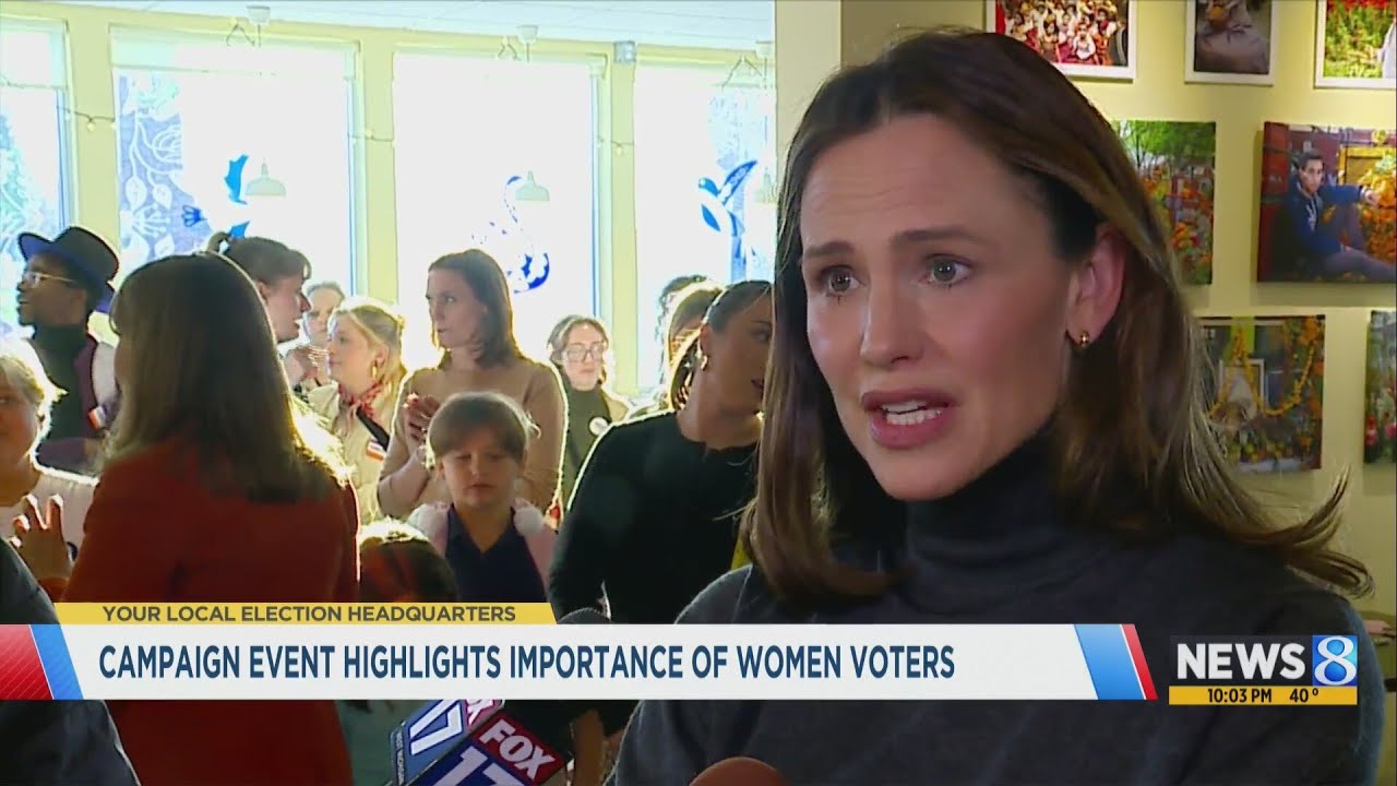 In Grand Rapids, actress Jennifer Garner rallies voters for Harris ...