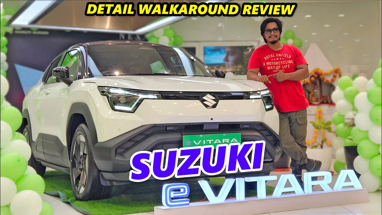 Maruti Suzuki First EV E-Vitara Detail Walkaround Review, Price, Features and Range - YouTube