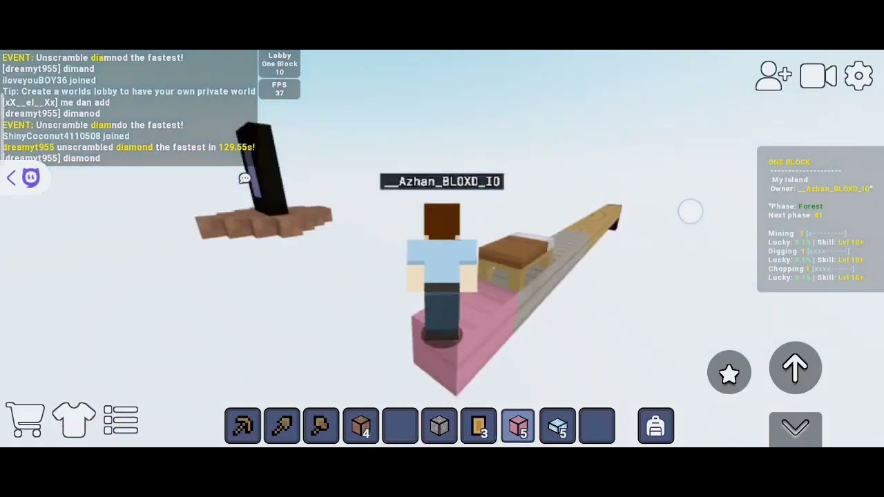 IAM playing 1 Bloks in (BLOXD.IO) - YouTube