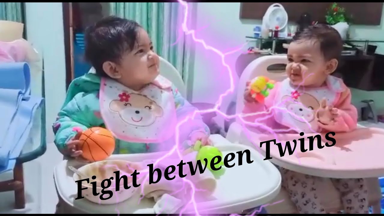 TWINS FIGHTING VIDEO|4 - 10months FIGHT JOURNEY| #twinfight # ...