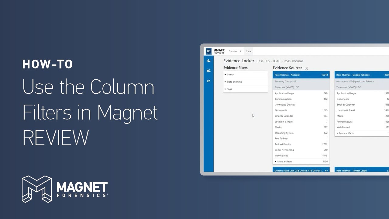Column Filters in Magnet REVIEW: Quickly Home In on the Evidence That ...