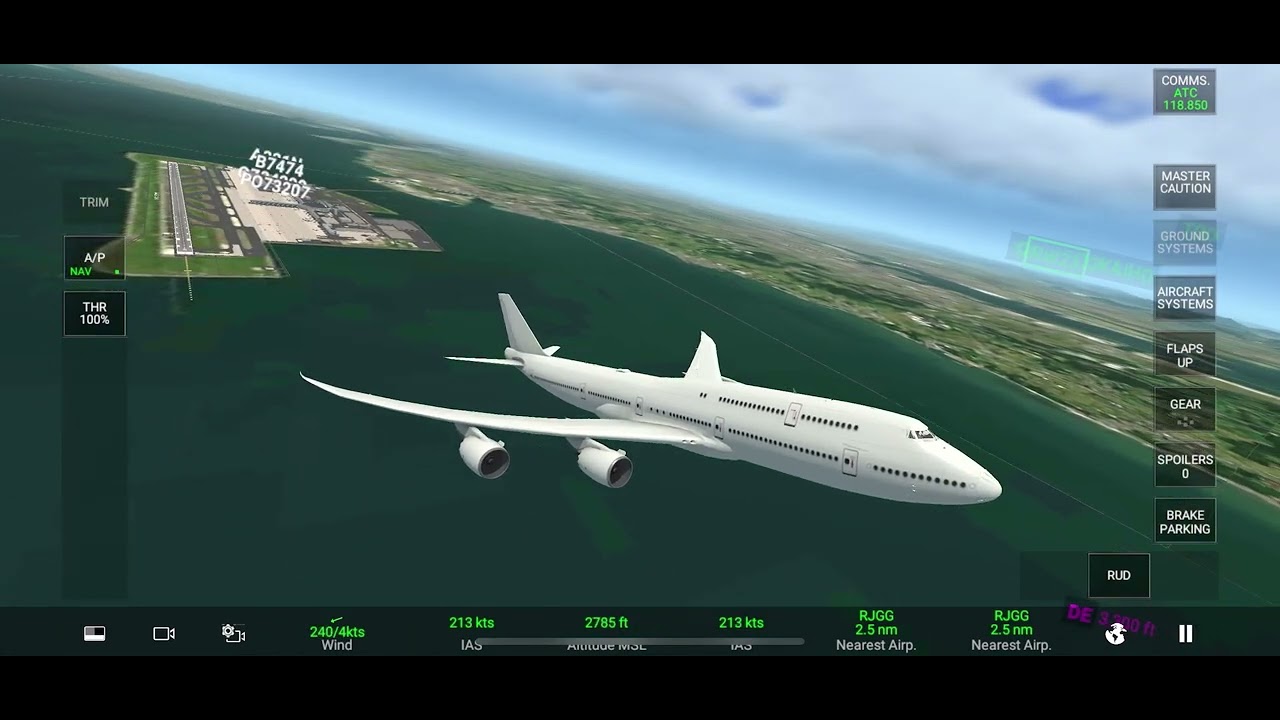 RFS Real Flight Simulator Take -off And Landing Full Tutorial - YouTube
