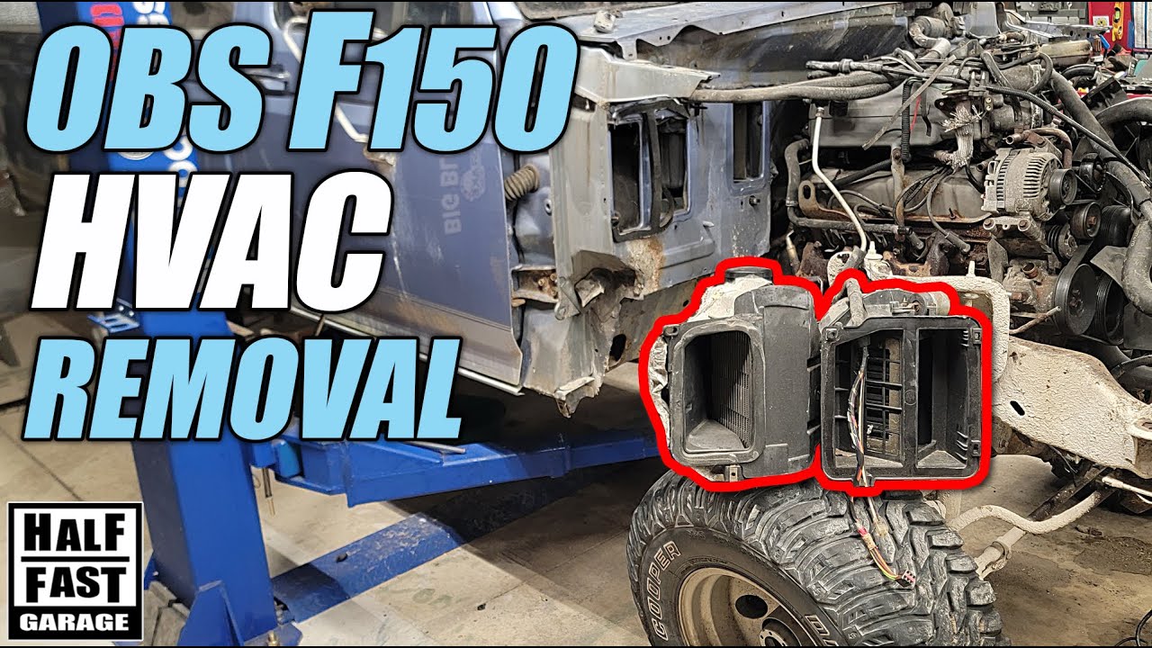 1996 OBS Ford F150 Truck Swap Part 2 - HVAC System - YouTube