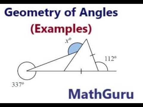 Geometry of Angles | Examples 1 - YouTube