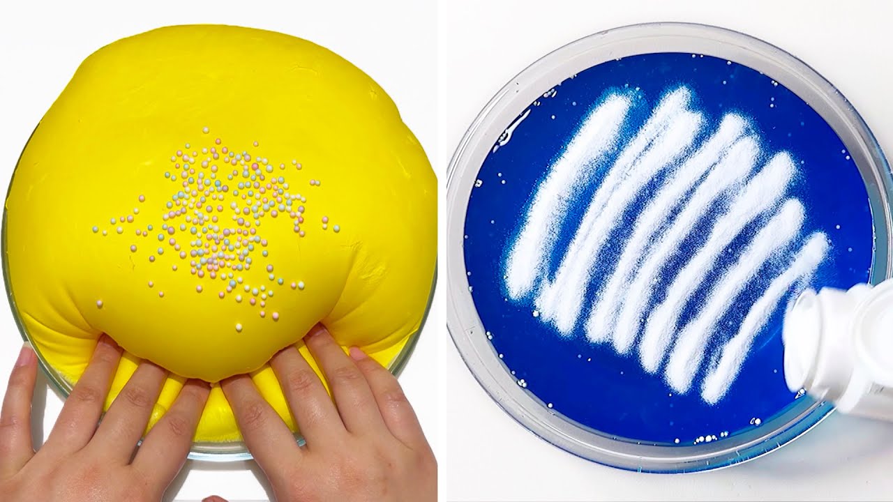 3 Hour Cute and Colorful Slime Videos | Satisfying Slime Videos - YouTube
