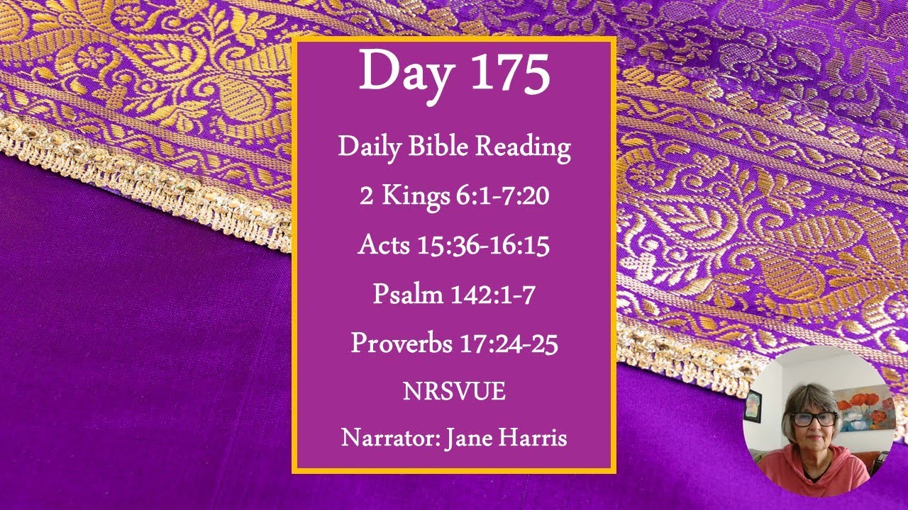 Together - with Pastor Jane: Daily Bible Reading - Day 175 - YouTube