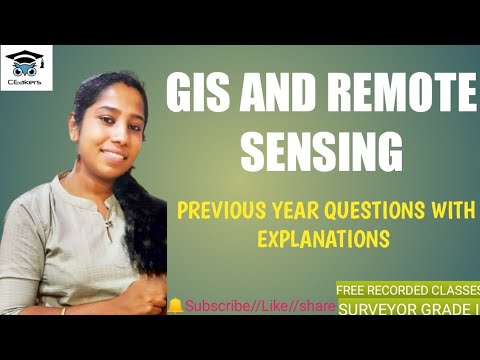 GIS AND REMOTE SENSING PREVIOUS YEAR QUESTIONS //ADVANCED SURVEYING ...