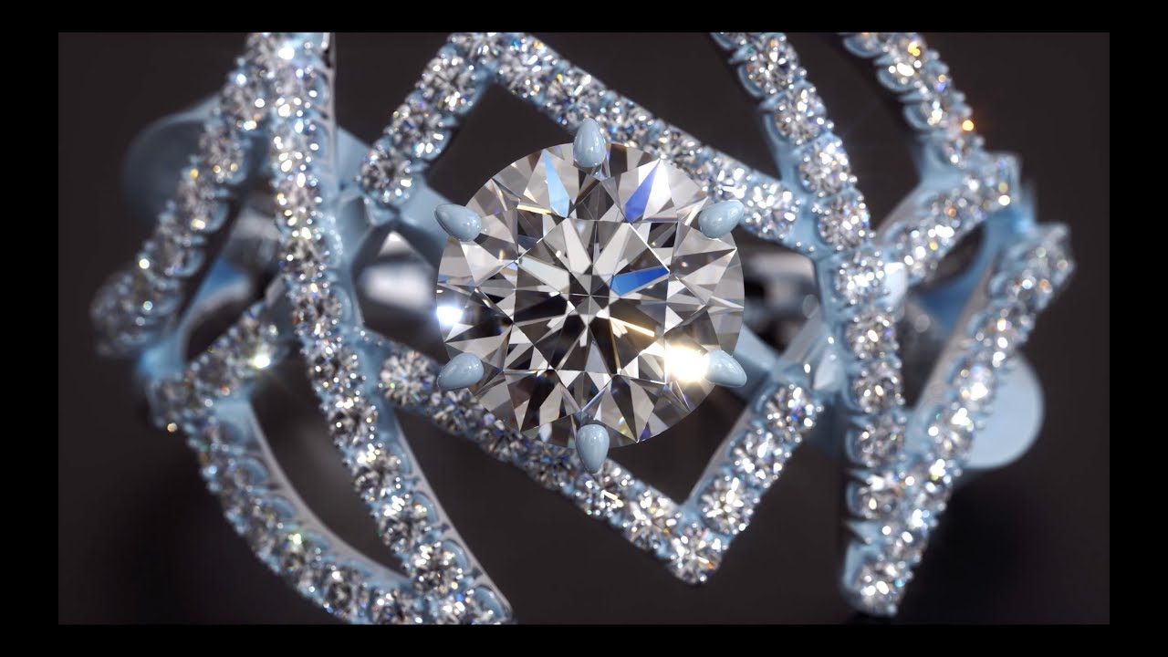 Modern Ring Design in amazing finish - Visualization - Render - YouTube