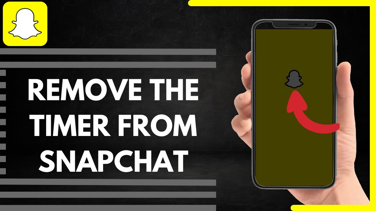 How To Remove The Timer From Snapchat - YouTube