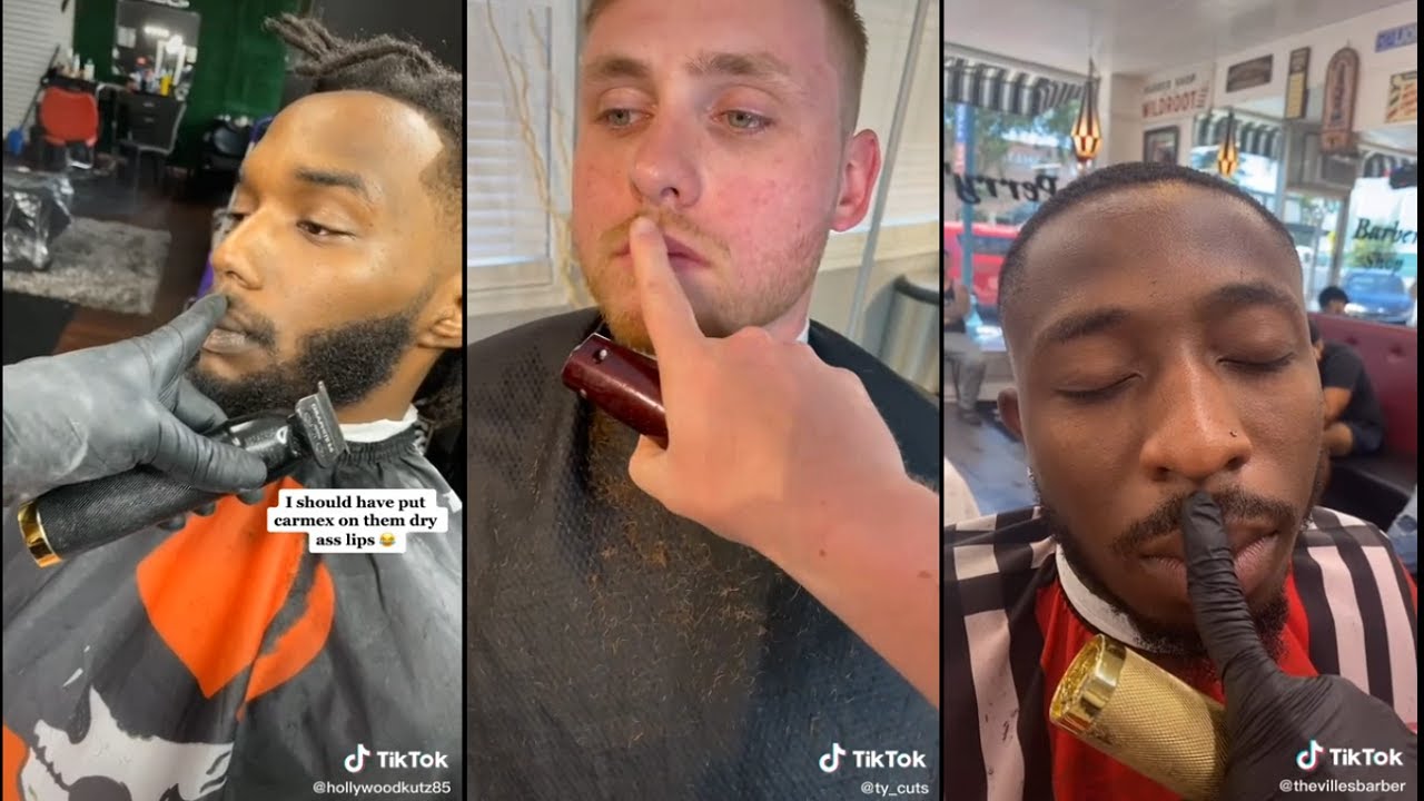 Barber Lip Prank | TikTok - YouTube
