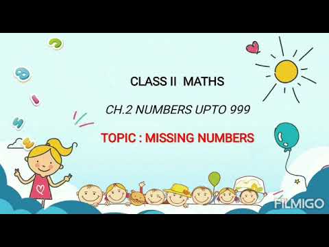 Class II, Numbers up to 999, Missing Numbers - YouTube