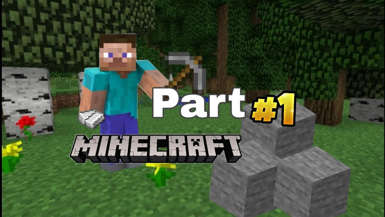 I found iron! [Minecraft part 1] - YouTube