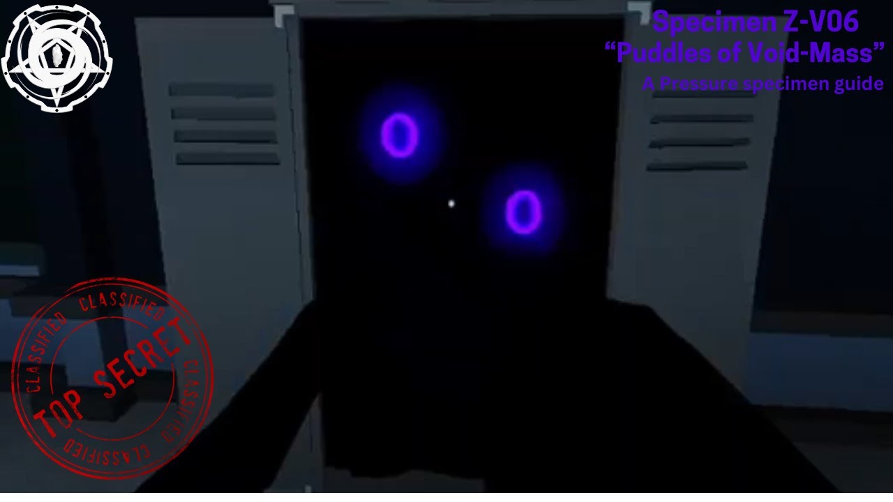 Specimen Guide: Puddles of Void-Mass | Pressure (Roblox) - YouTube