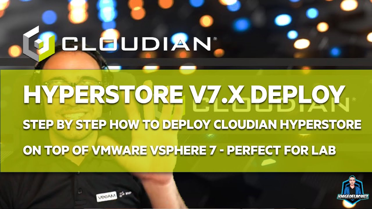 [EN] How to deploy Cloudian HyperStore 7.x on VMware vSphere 7 - YouTube