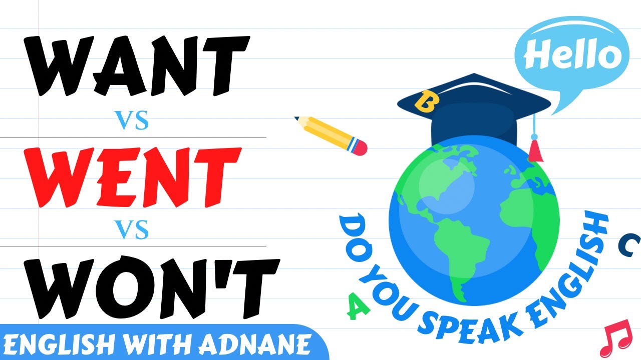 Want vs Went vs Won’t - YouTube