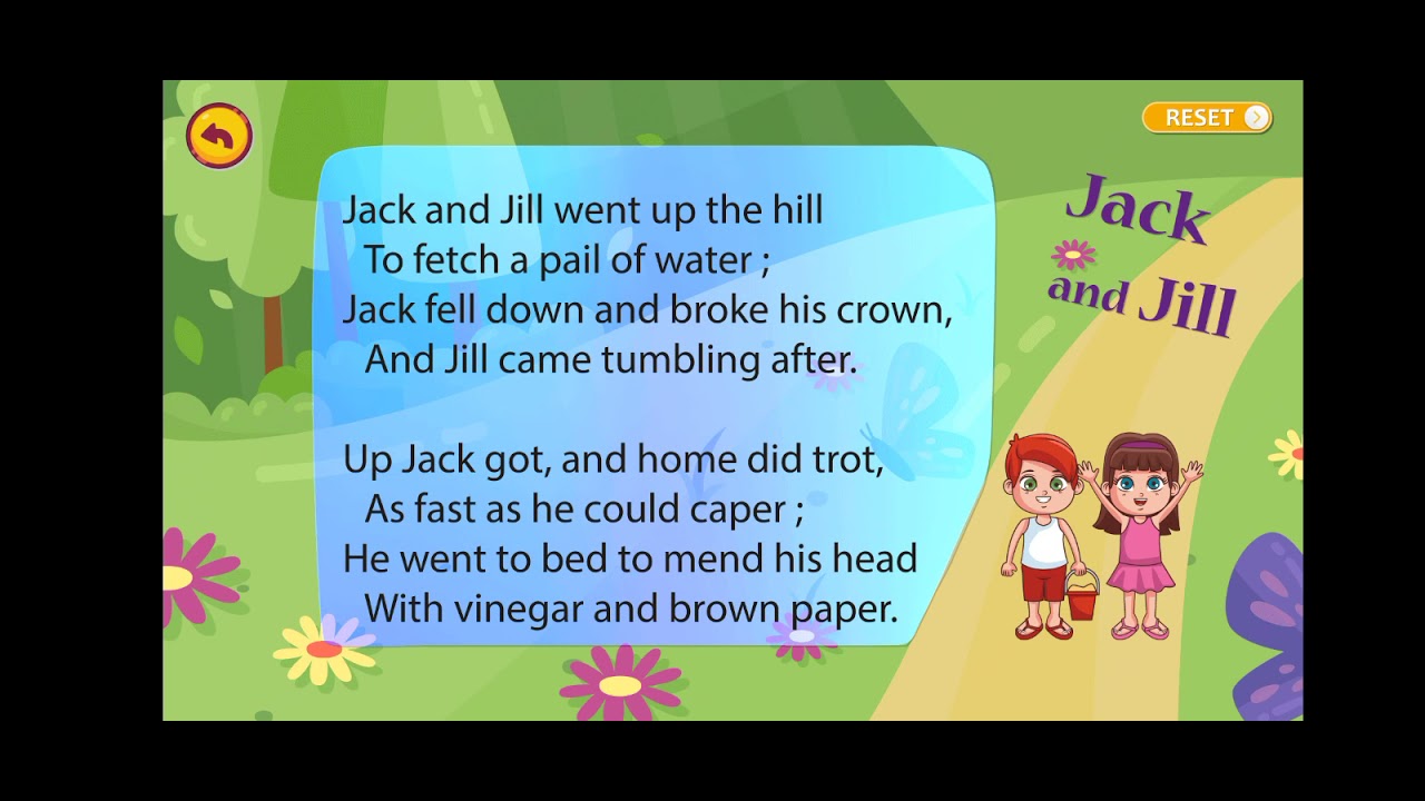 Jack and jill poem - YouTube