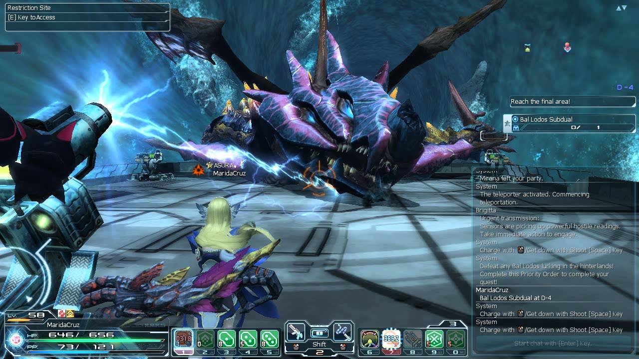 PSO2 SEA - Ra / Br - Solo Bal Dragon - YouTube