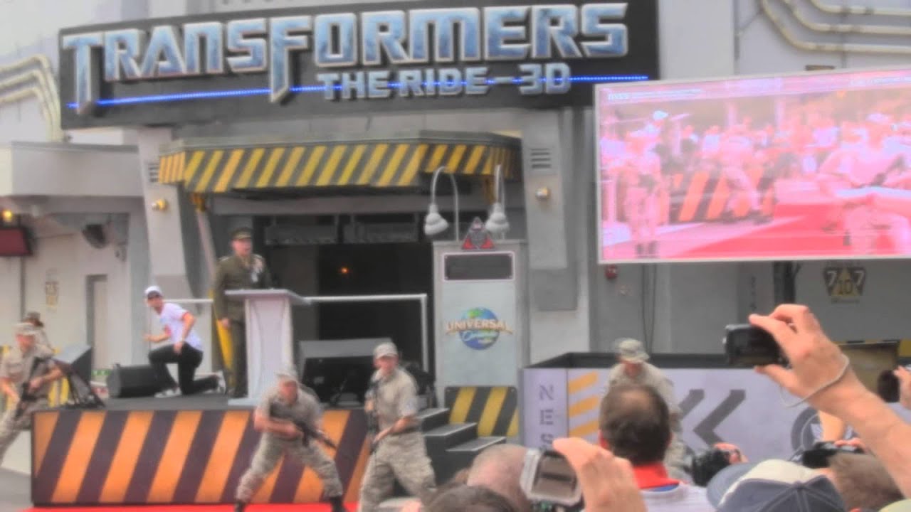 Transformers Grand Opening Ceremony at Universal Orlando - YouTube