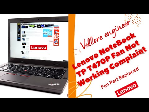 Lenovo notebook TP T470P Overheating ||Problem Getting Too Hot|| problem fix|| Fan service video