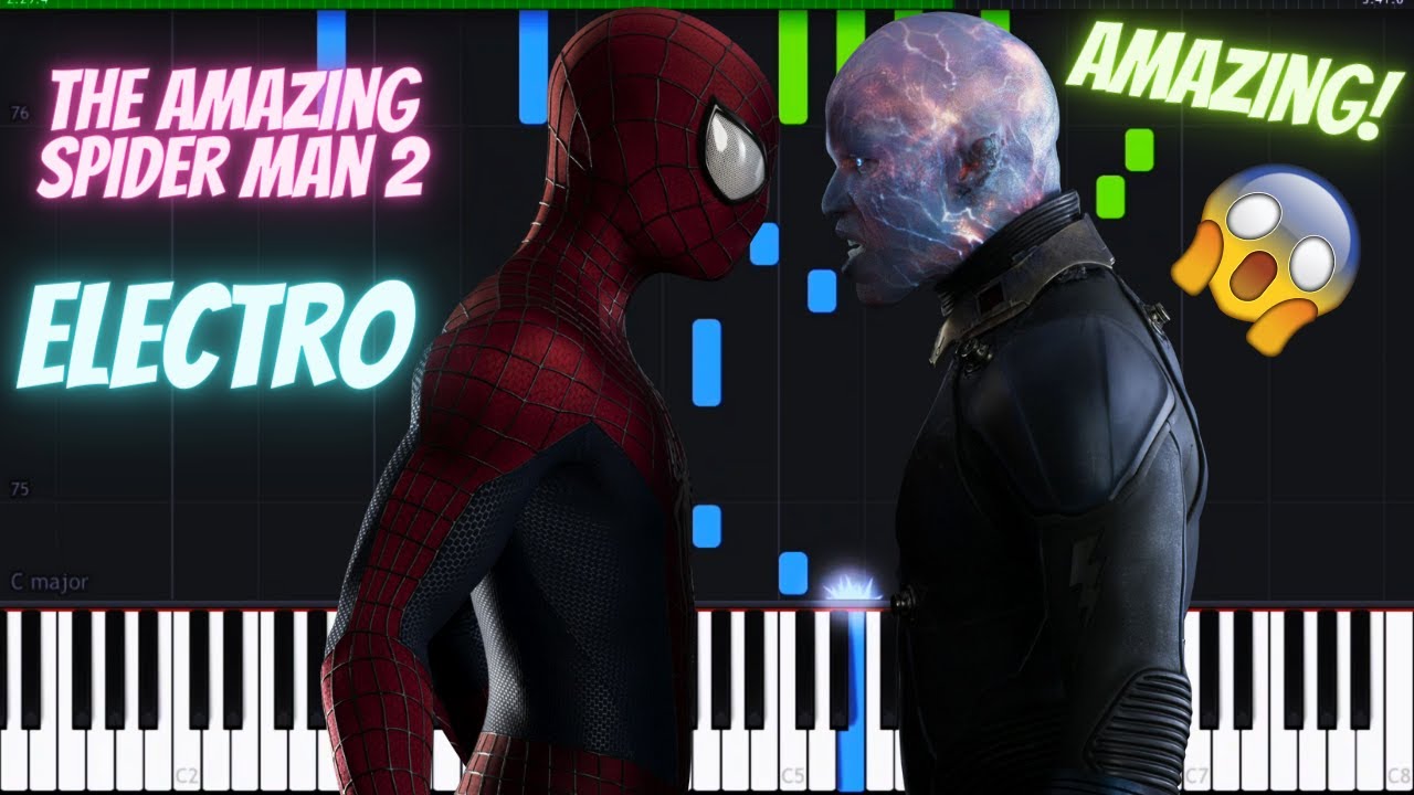 Spiderman - Electro Theme [Piano Tutorial] (Amazing) - YouTube