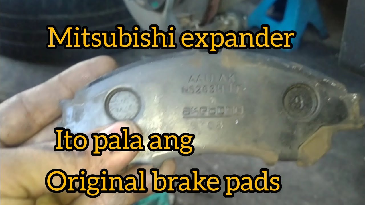 Mitsubishi expander 2019 paano Malaman original Ang brake pads - YouTube