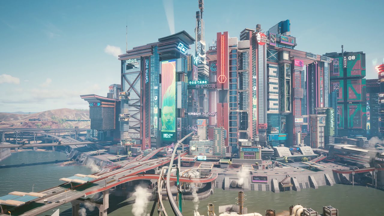Cyberpunk City Daytime