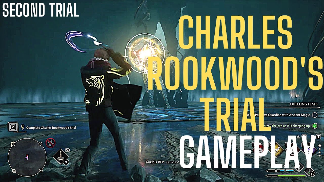 HOGWARTS LEGACY - CHARLES ROOKWOOD'S TRIAL (SECOND TRIAL) GAMEPLAY | 4K ...