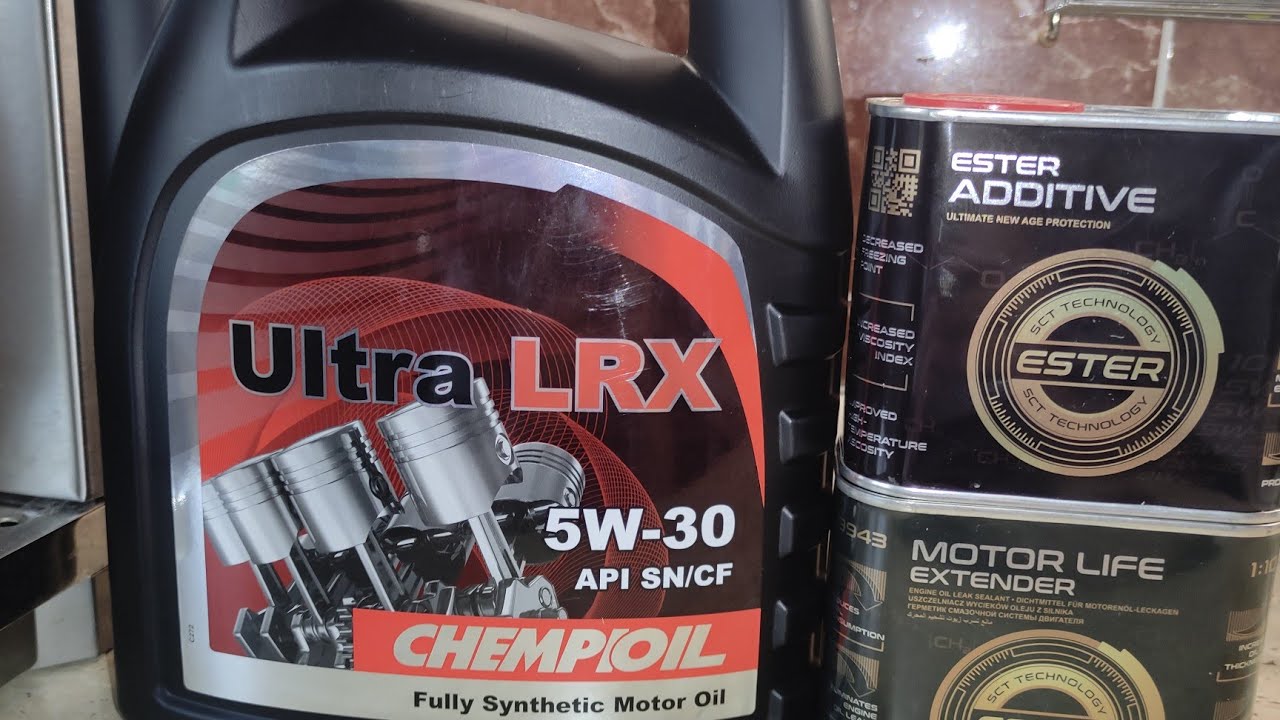 CHEMPIOIL Ultra LRX 5w30 C3 + ESTER 9929+9943 в Рено Дастер 1.5 Т - YouTube