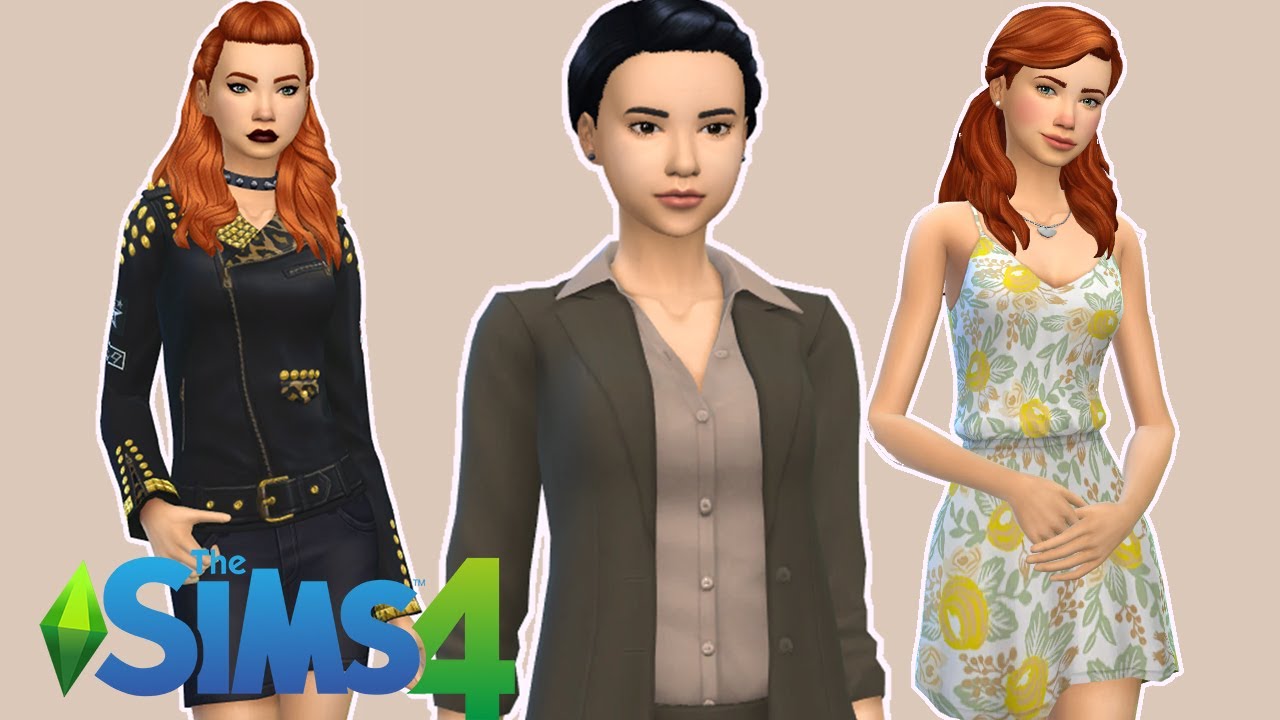 Sims 4 Base game | Create a Sim: Pleasant Family - YouTube