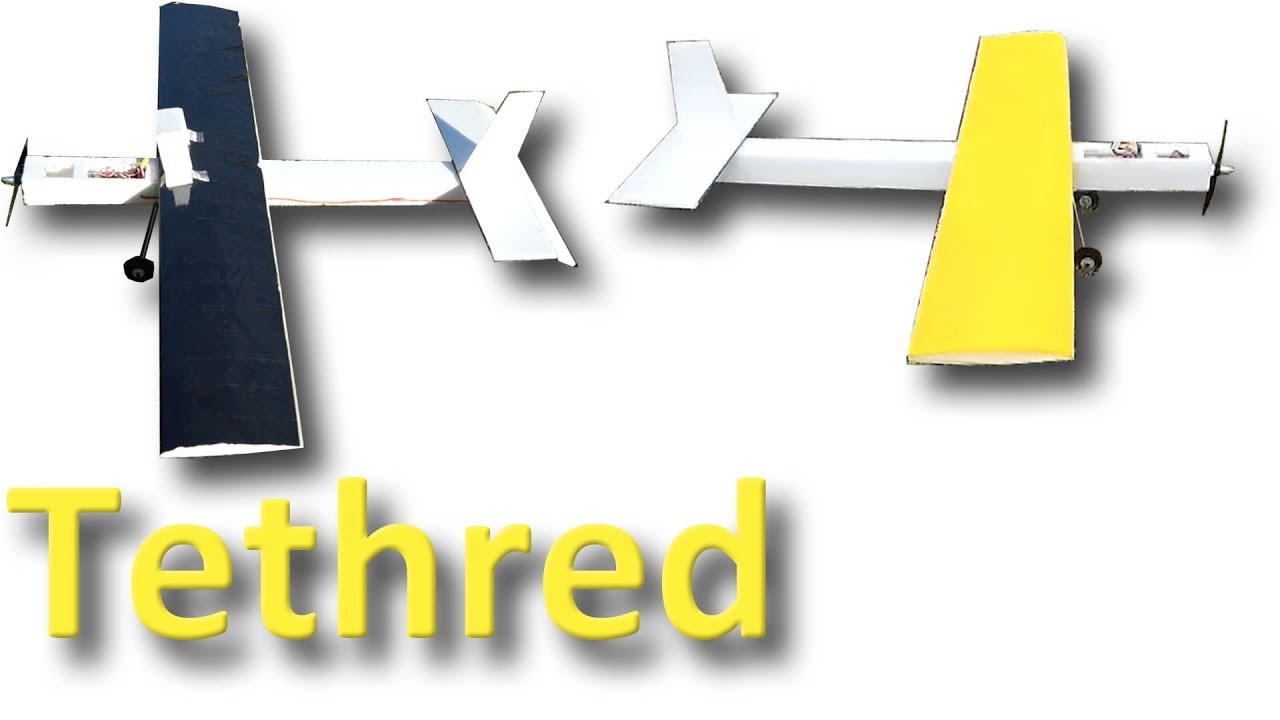Tethered Rc Planes Fly in OPPOSITE directions. - YouTube