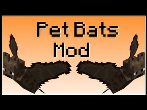 Minecraft Mods: Pet Bats - YouTube