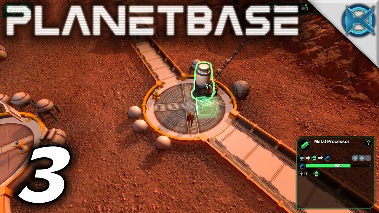 Planetbase Gameplay / Let's Play (S-1) -Ep. 3- "Bioplastic Processor ...