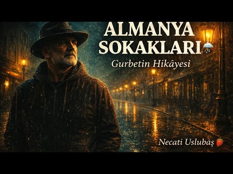Almanya Sokakları 🌧️ | Gurbetin Sessiz Hikâyesi – Necati Uslubaş (Erdbeer Onkel)