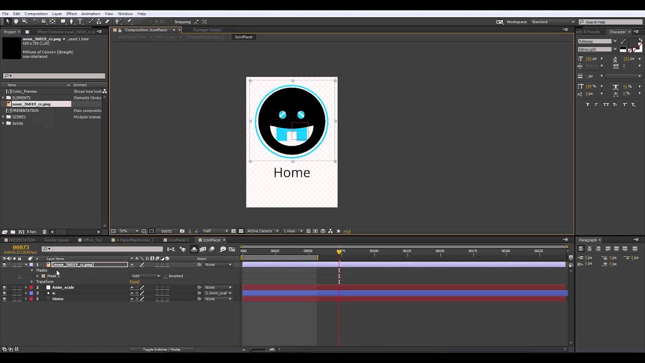 How search and change icons in After Effects - YouTube
