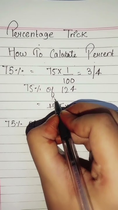 Percentage Tricks How To Find Percentage Fast Calculation #shorts - YouTube