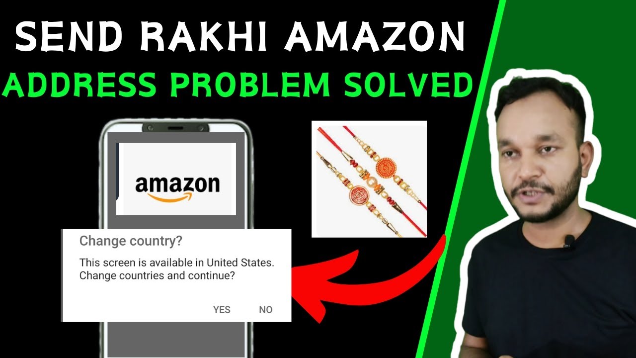 Send Rakhi from Amazon address Problem solved | How to solve address ...