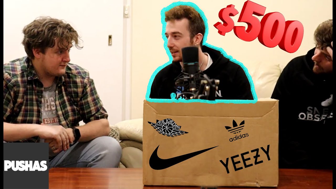 $500 MYSTERY BOX FROM PUSHAS FOR OUR CAMERAMAN - YouTube