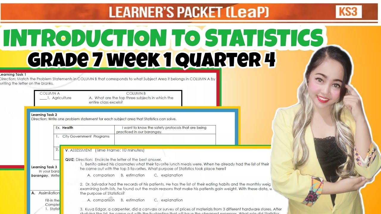 INTRODUCTION TO STATISTICS Grade 7 Week 1| Tagalog - YouTube