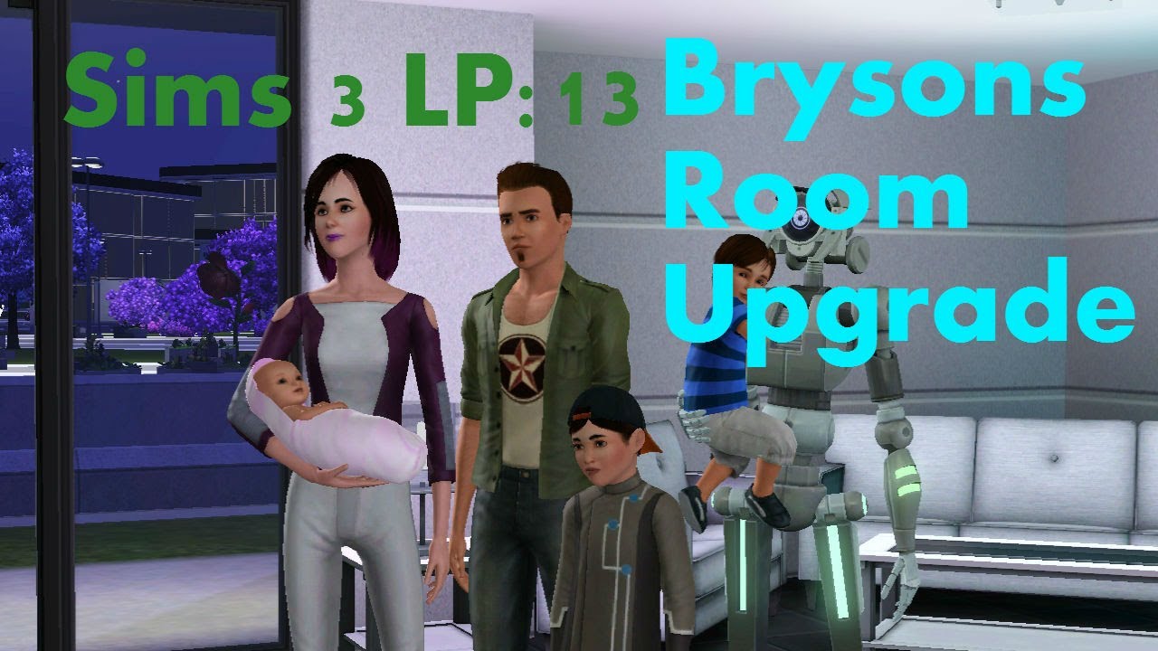 Sims 3 Lp:13 Bryson's room upgrade - YouTube