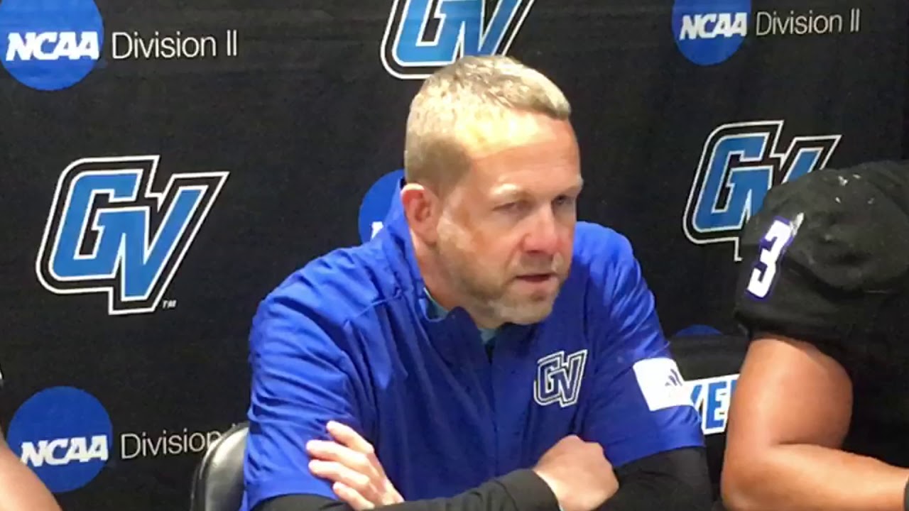 Grand Valley coach Matt Mitchell on holding off Saginaw Valley State ...
