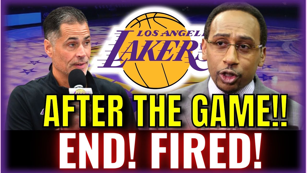 ALL FINISHED! FULL TENSION IN THE LAKERS! FIRED!IT HAS BEEN ANNOUNCED ...