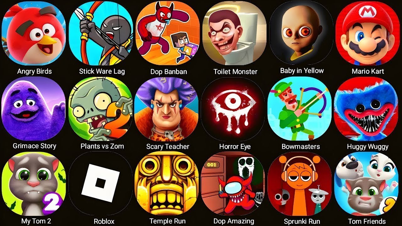 Grimace Monster Scary Survival,Poppy Playtime Chapter 2,Monster Puzzle ...