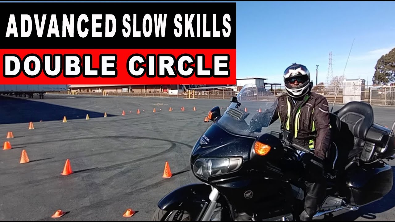 Advanced Motorcycle Slow Skills | Decreasing Curves |The Double Circle ...