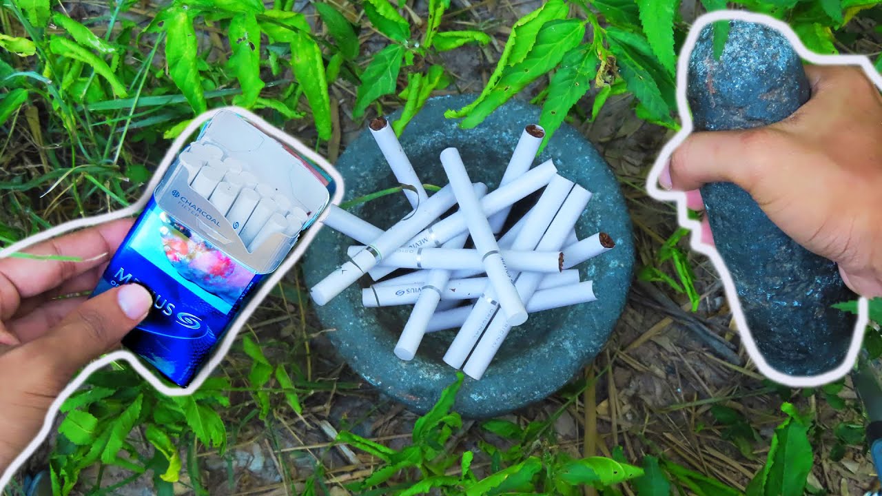 Cigarettes crushing - Satisfying crushing things videos - YouTube