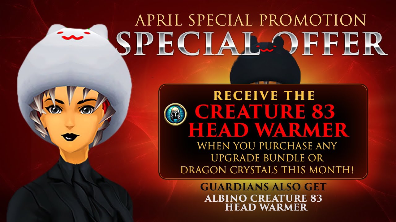 AQ3D April Promo Item! A SPECIAL Darkon Helm! AdventureQuest 3D - YouTube