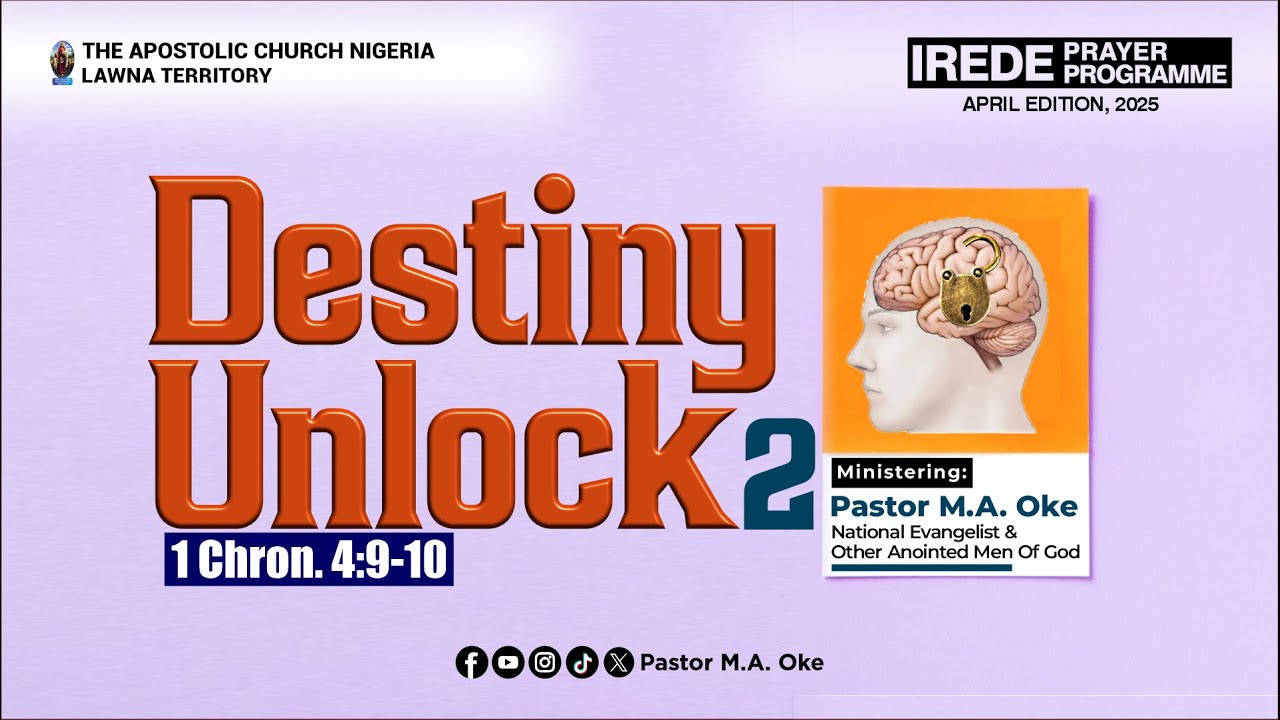 Irede Prayer Programme || April Edition 2025 - YouTube