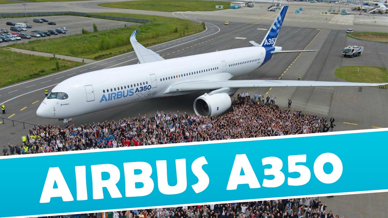 Espectacular Airbus A350 primer día de vuelo - YouTube