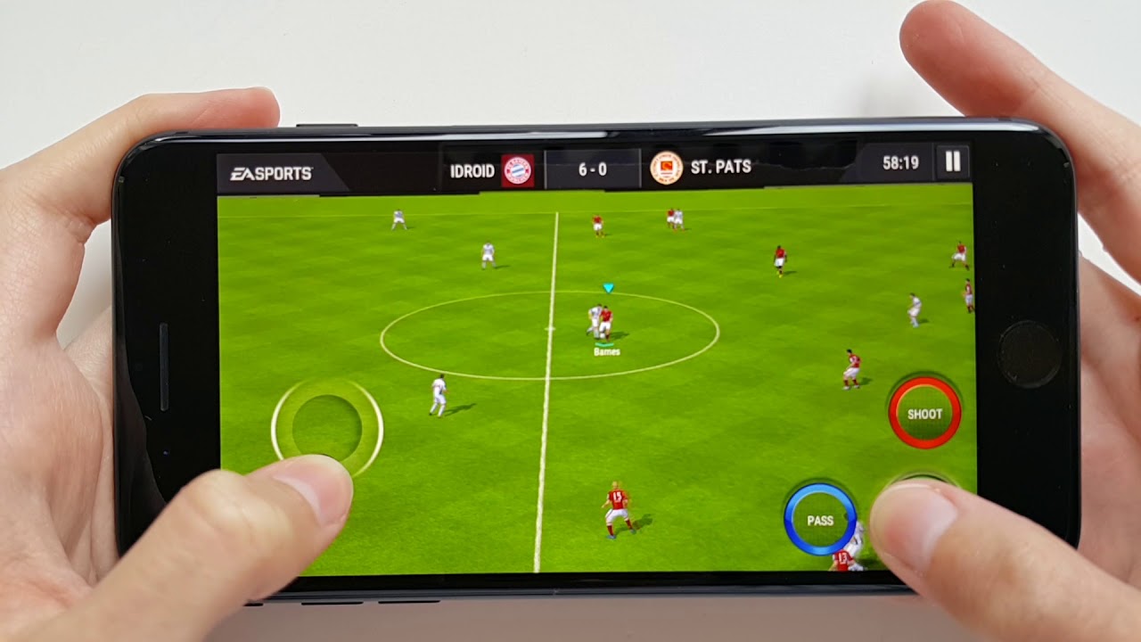 FIFA iPhone 8 Plus Gameplay [FIFA Mobile] - YouTube
