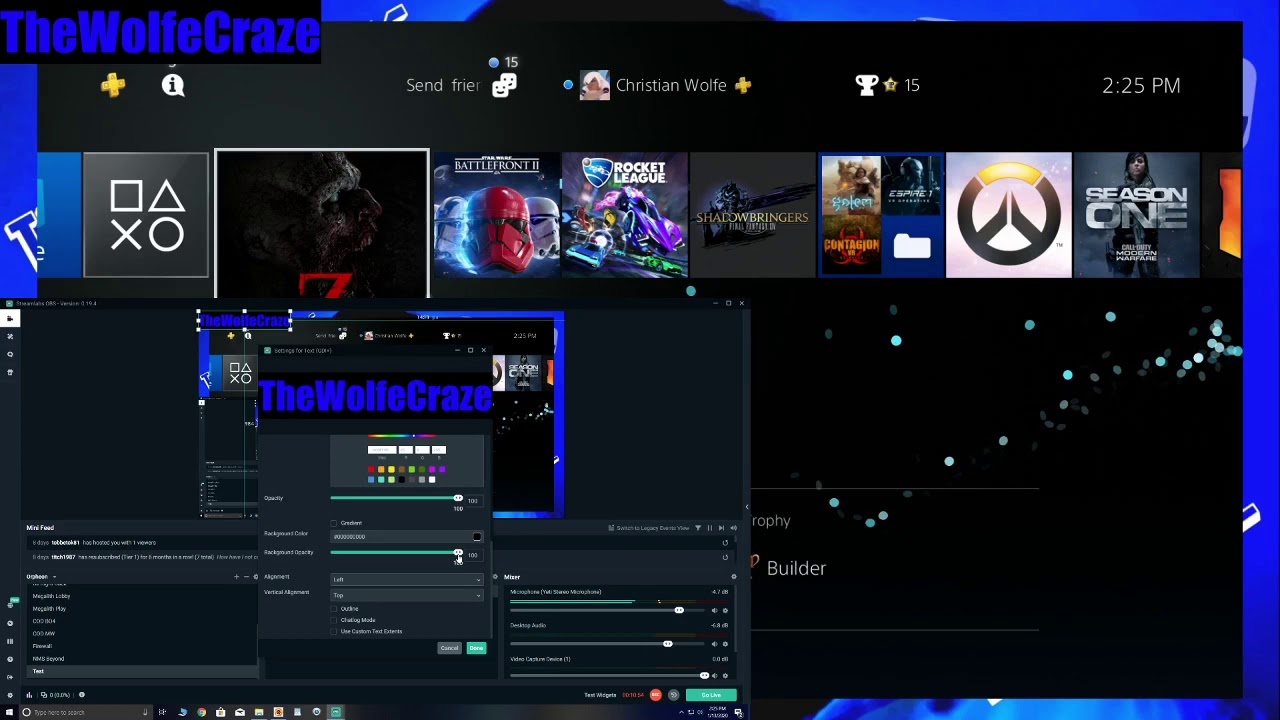 Basic Stream Scene Setup on a Budegt - YouTube
